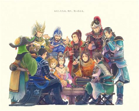 【無双】碁を打つ人たち囲む人たち【英傑伝】 1 武士 イラスト 三国無双