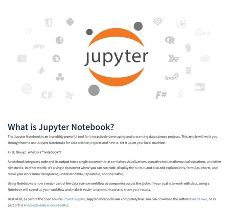 Jupyter Bigdata Analytics Datascience Ai Machinelearning Iot
