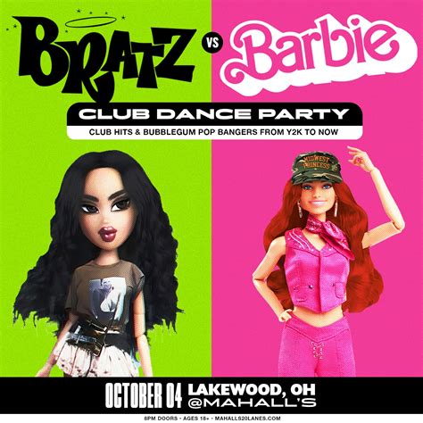 Bratz Vs Barbie Club Dance Party Mahalls