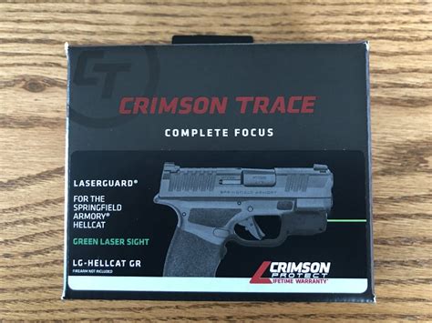 Crimson Trace Lg Hellcat Gr Is A Green Laser That Fits Springfield