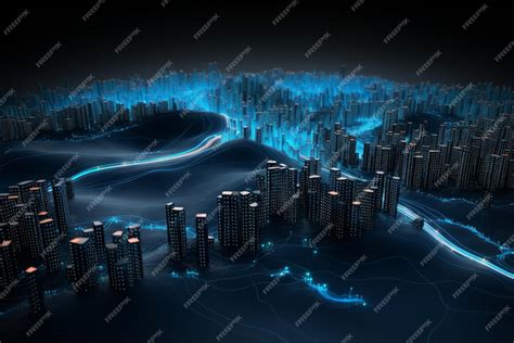 Premium Ai Image Dynamic Data Flow In A Digital World Futuristic Technology Information Concept