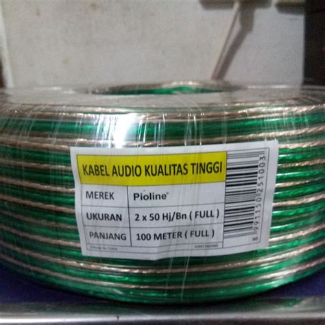 Jual Kabel Speaker 2x50 100m Full Pioline Shopee Indonesia