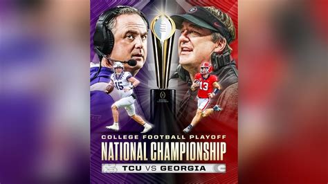 Tcu Vs Georgia College National Championship Game Open Discussion