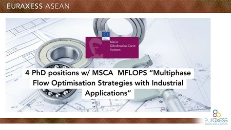 4 phd positions w msca mflops “multiphase flow optimisation strategies