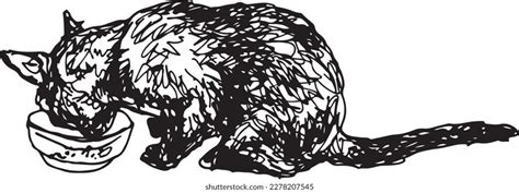 My Thai Cat Pattern Drawn Black Stock Vector Royalty Free 2279614745 Shutterstock