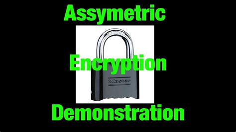 Assymetric Encryption Demonstration Youtube