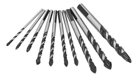 Kit De Brocas Para Furos De Carboneto Cimentado Canal Duplo Parcelamento Sem Juros