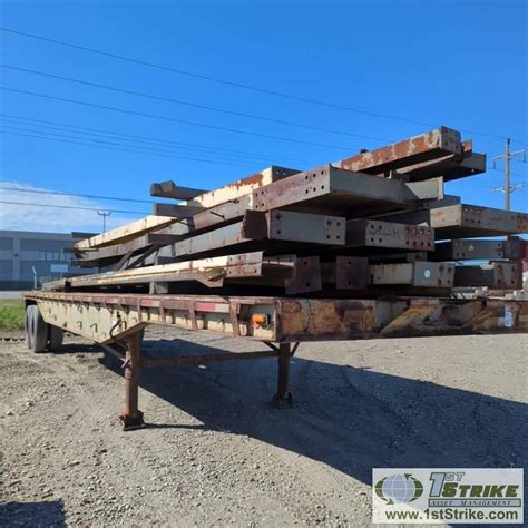 Flat Deck Semi Trailer 1969 Comet Model 40 Fc Proxibid