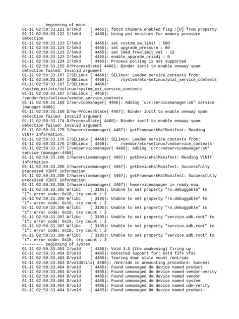 Logcat Prev Csc Log Pdf Software Operating System Technology