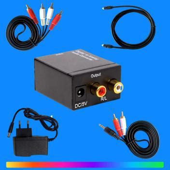 Kit conversor óptico digital cabo óptico cabo rca p em Brasil Clasf som e imagem