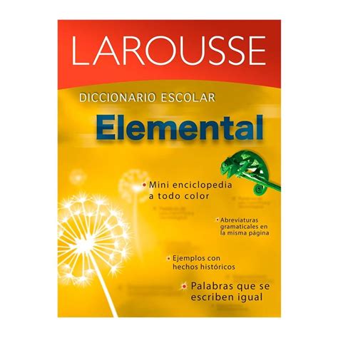 Diccionario Escolar Larousse Elemental Walmart