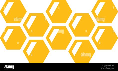 Honey Comb Vector Icon Illustration Stock Vector Image And Art Alamy