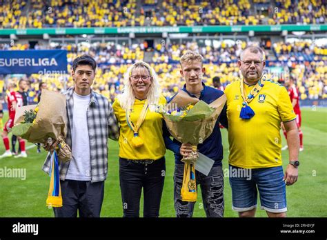 Broendby Denmark 13th Aug 2023 News Signings Yuito Suzuki And
