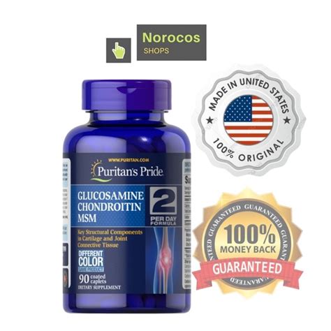 Jual Puritan Glucosamine Chondroitin Msm Triple Strength 90 Kaplet