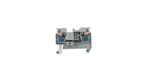 Rnd 205 01384 Rnd Din Rail Terminal Block Push In 2 Poles 600v
