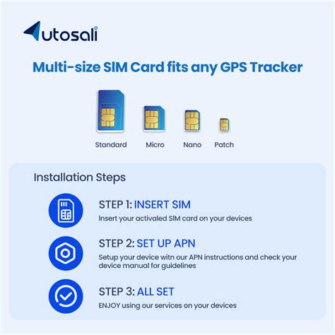 Autosali Global M2m Iot Sim Card Support 2g 3g 4g Cat 1for Tracking