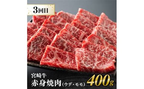 【3ヶ月定期便】 宮崎牛用途別便b【肉 牛肉 国産 宮崎県産 宮崎牛 黒毛和牛 和牛 焼肉 Bbq ステーキ 4等級 A4ランク ロース ウデ