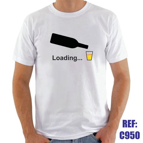 Camiseta Loading Cerveja Bebida Beer Elo7 Produtos Especiais