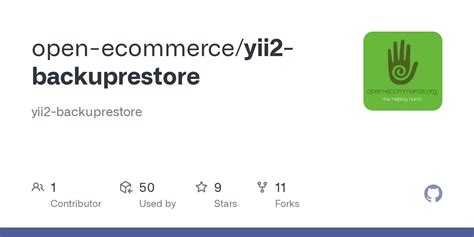 Github Open Ecommerceyii2 Backuprestore Yii2 Backuprestore