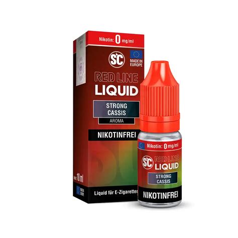 Sc Liquid Strong Cassis Red Line World Wide Vapes Jetzt Kaufen 2025