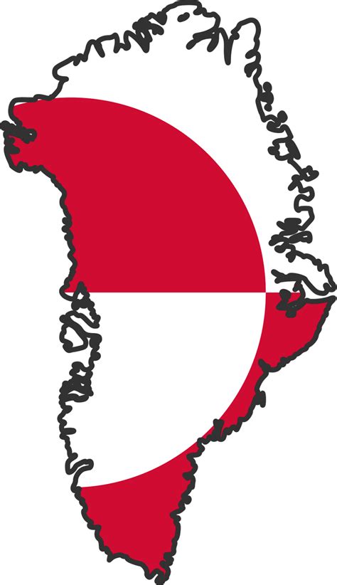 Greenland Flag 070911 Vector Clip Art Free Clip Art Images