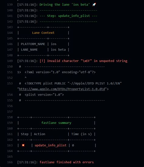 Invalid Character Xef In Unquoted String On Updateinfoplist · Issue 19570 · Fastlane