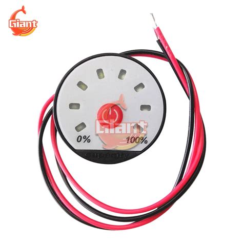 8 세그먼트 8 65v Led 배터리 용량 표시기 리튬납산 배터리 용량 표시기 전력 레벨 디스플레이 미터 테스터 Aliexpress