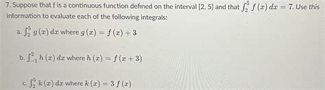 [solved] 7 suppose that f is a continuous function defin