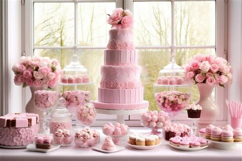 Sweet Spread Showcase Premium Ai Generated Image