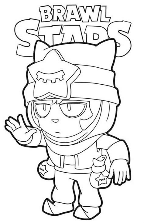 Desenhos De Brawl Stars Para Colorir Pintar E Colorir Desenho Pdmrea