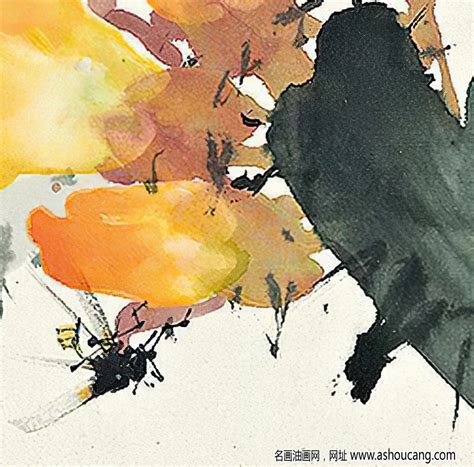 赵少昂国画作品 仙人掌 高清下载 名画油画网