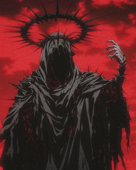Red And Black Aesthetic Demon Dark Red Profile Dark Lord Art Dark