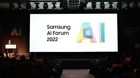 三星電子舉辦2022 Ai論壇 擘劃未來技術願景 Samsung Newsroom 台灣