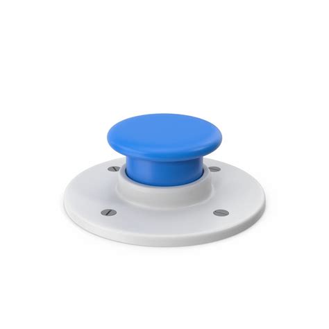 Blue Panic Button 3d Turbosquid 2194627