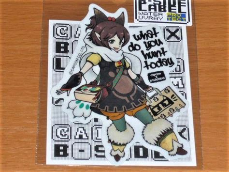 ネコ嬢 ミルシィ モンハン ステッカー B Side Label Capcom メルカリ