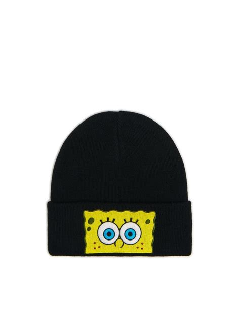 Σκουφάκι με Patch Spongebob Squarepants Χρωμα ΜΑΥΡΟ Cropp 102dd 99x