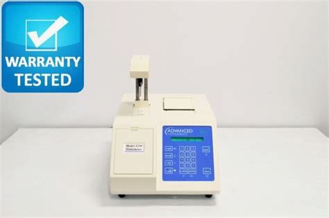 Used Advanced Instruments 3250 Osmometer For Sale Dotmed Listing