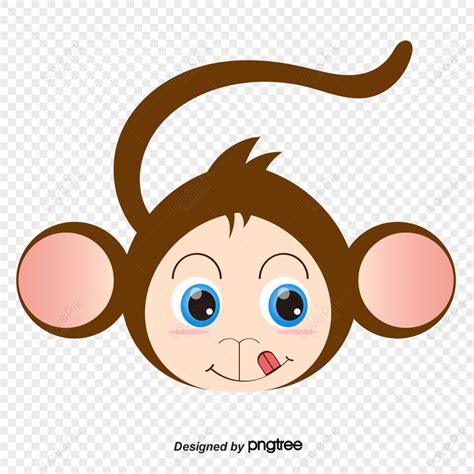 원숭이 머리 Png 일러스트 및 벡터 이미지 무료 다운로드 Lovepik
