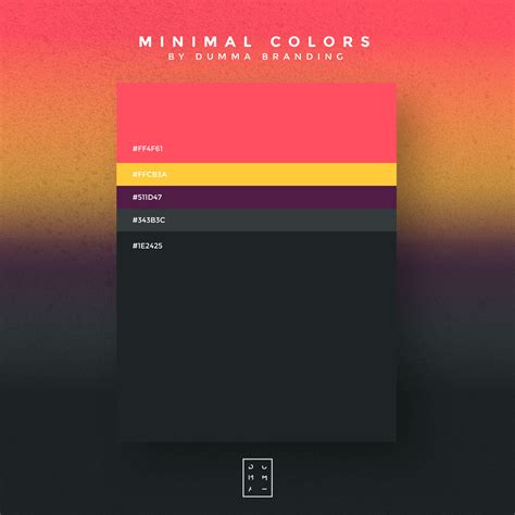 Minimalist Color Palettes Are Back Behance