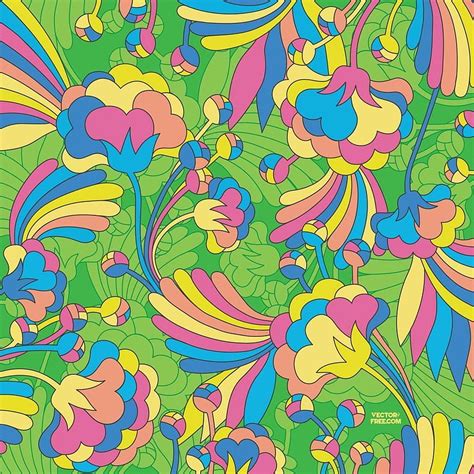 60s Psychedelic Pattern