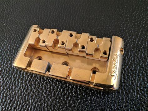 Spector 4 String Gold Replacement Bass Bridge Fits Euro Reverb