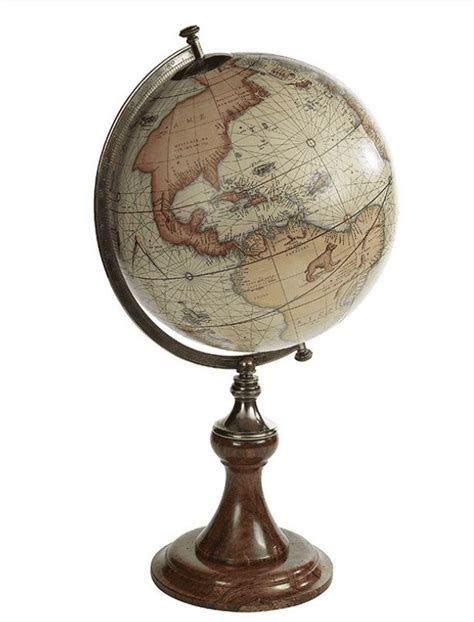 Mercator Globe On Classic Stand Default Title Authentic Models