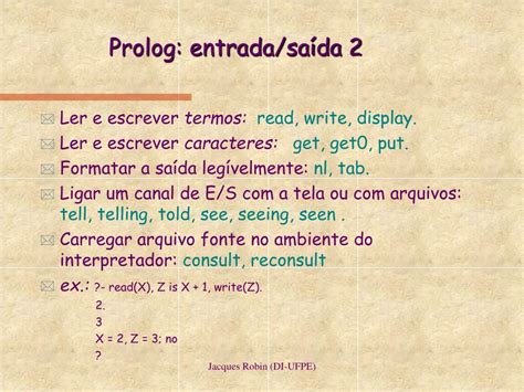Ppt Prolog Predicados Built In Powerpoint Presentation Free