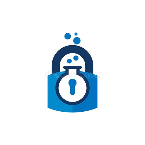 Security Lab Logo Icon Design Stock Vector Illustration Of Experiment Chemistry 126492703
