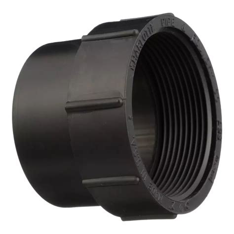 Black Abs Dwv Fitting Cleanout Adapter Texas Outlet