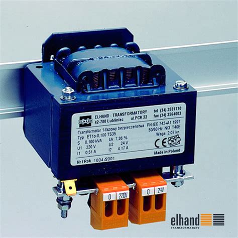 Single Phase Safety Isolating Transformers With The Power Between 0 05