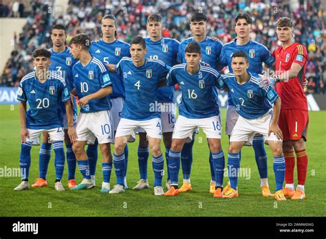 Mendoza Argentina May 21 Italy Squad Pose For Team Photo During