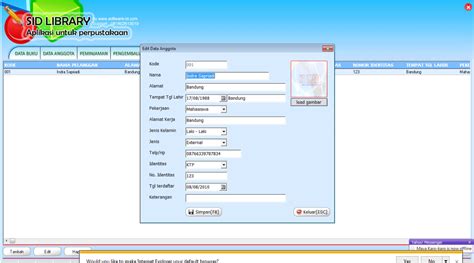 Wong Deso Lubuk Mukti BERITA ISTEK Islam Dan Teknologi Desain Interface Aplikasi Perpustakaan