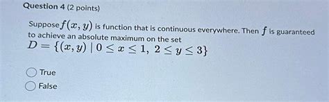 Solved Suppose F X Y Is Function That Is Continuous Chegg