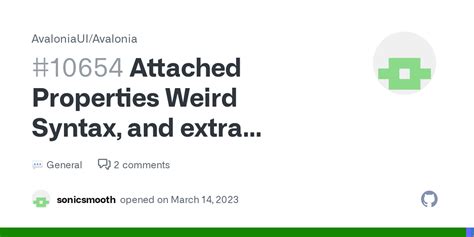 Attached Properties Weird Syntax And Extra Parens · Avaloniauiavalonia · Discussion 10654